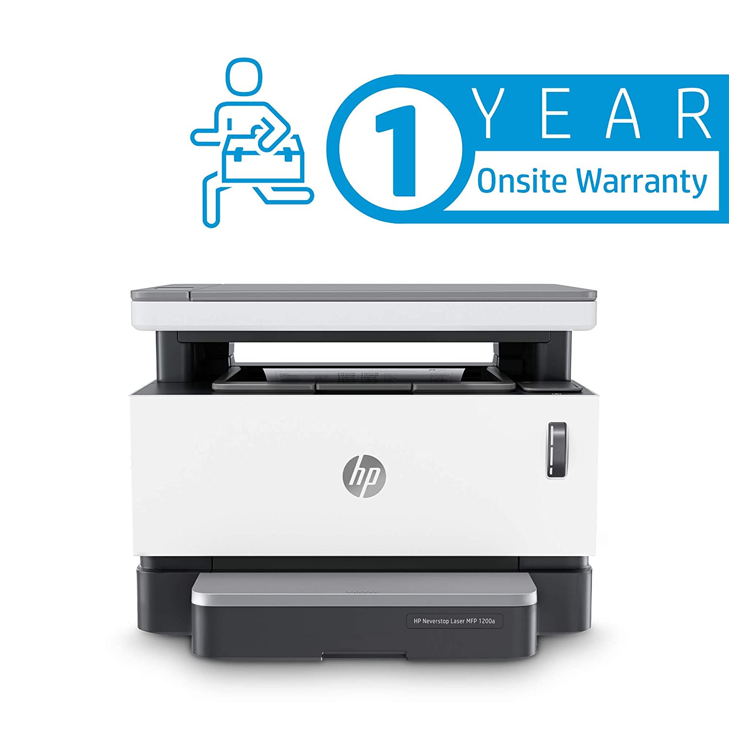 HP NeverStop Laser MFP 1200a All-In-One Printer