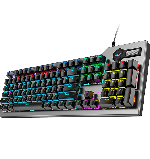 AOC GK420 Wired Mechanical Keyboard 104 Keys LED RGB