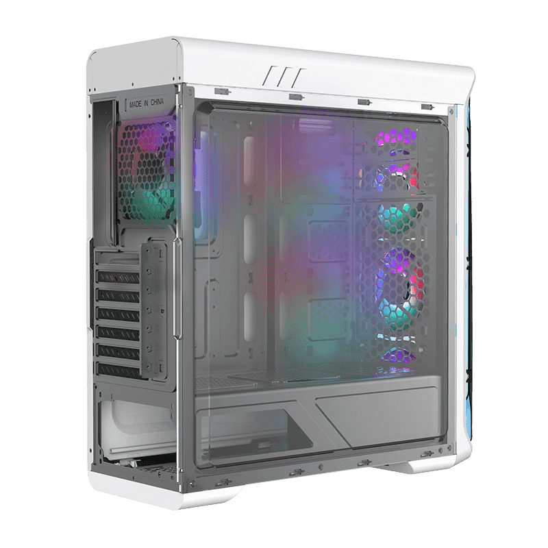 Computer Case, Gamemax Starlight Frgb MID-Tower, PC Gaming Case