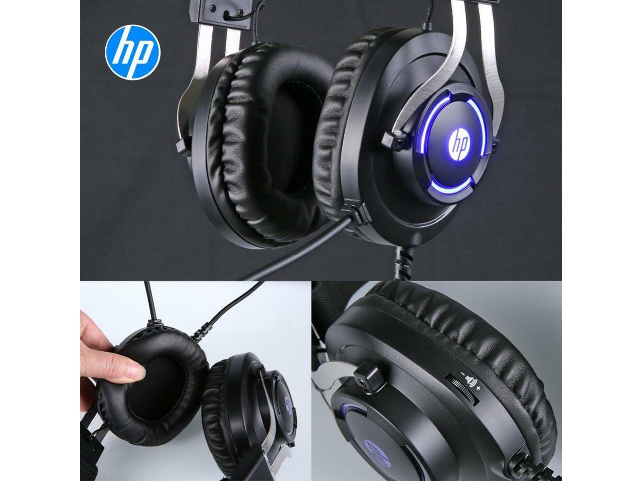 HP H360G 7.1 Virtual Surround Usb2.0 Gaming Headphone Gaming Headset ...